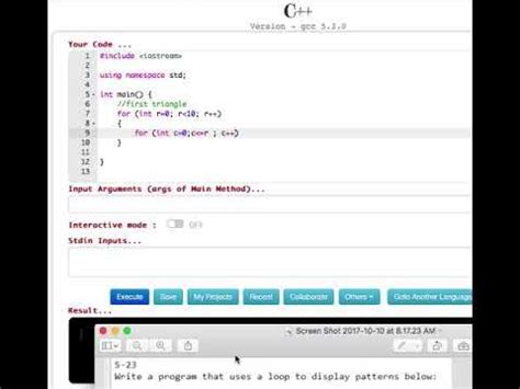 C Display Triangle Patterns With Nested Loops Computer Aided Analysis Artofit