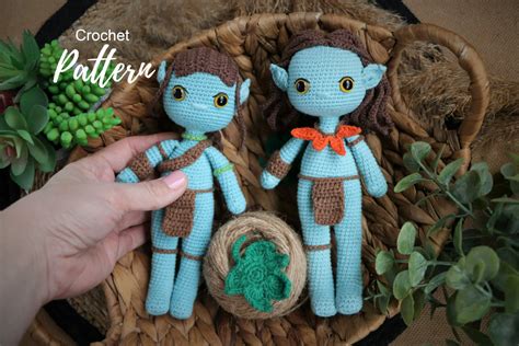 Avatar Easy Crochet Pattern Amigurumi Eng Pdf Dailydoll Shop