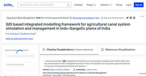 Citation Report Gis Based Integrated Modelling Framework For