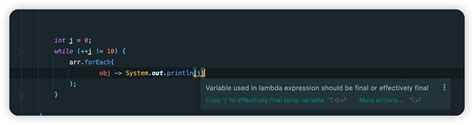 Variable Used In Lambda Expression Should Be Final Or Effectively Final Csdn博客