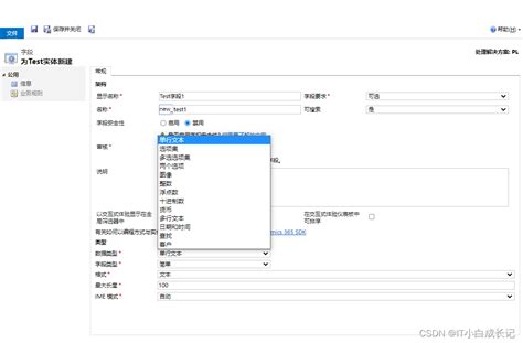 dynamics crm 二 ——实体字段 dynamics crm 新建实体 csdn博客