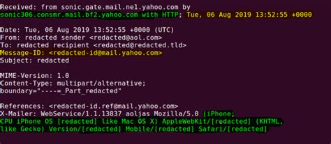 What All The Stuff In Email Headers Meansand How To Sniff Out Spoofing Ars Technica