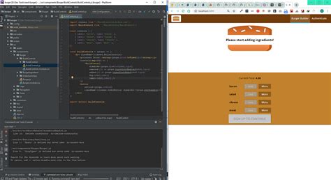 Day 62 Almost Done With My Burger Builder App By Demby Genesis Abella Medium