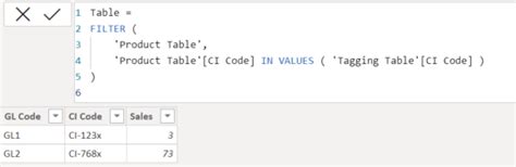 solved filter table based on tagging in a second table microsoft
