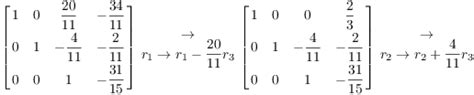 row reduction