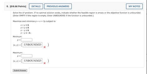 solved solve the lp problem if no optimal solution exists