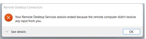 Remote Desktop Sessions Ended Microsoft Qanda