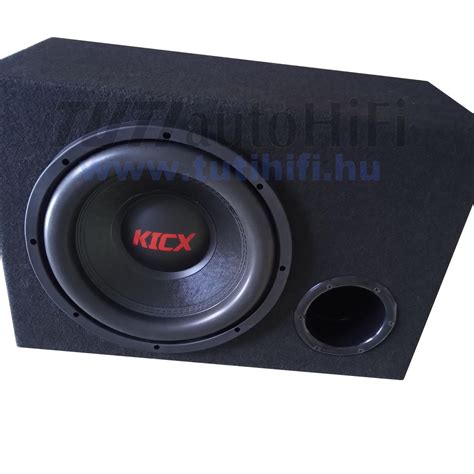 Kicx ZM12 szubláda,ZM-12 autóhifi szubláda, ZM12 reflex mélyláda 50 ...