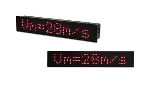 Mitex Alphanumeric Panel Mount Displays Microsyst