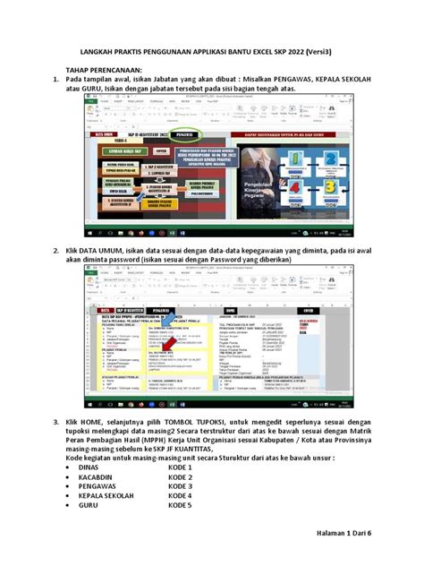 Langkah Praktis Penggunaan Applikasi Bantu Excel Skp 2022 Pdf Langkah Praktis Penggunaan Applikasi Bantu Excel Skp 2022 Pdf