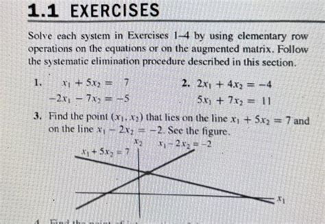 solved solve each system in exercises 1−4 by using