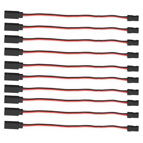 10pcs 3 Pin Servo Extension Cable Model Car Servo Driver Connection