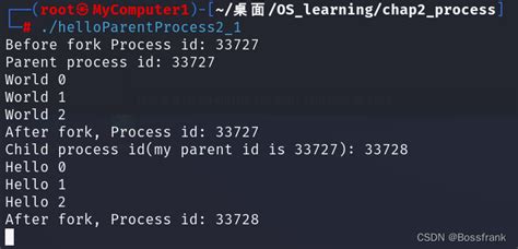【操作系统】以fork为例详解进程的创建过程与父子进程关系fork函数子进程与父进程运行关系 Csdn博客