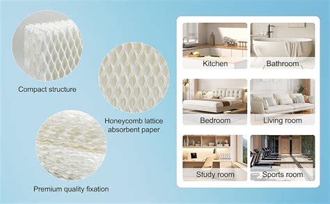 Homjoy 3 Pack Equate Humidifier Filter Replacement For Relion Wf813 Eqwf813 Rcm 832