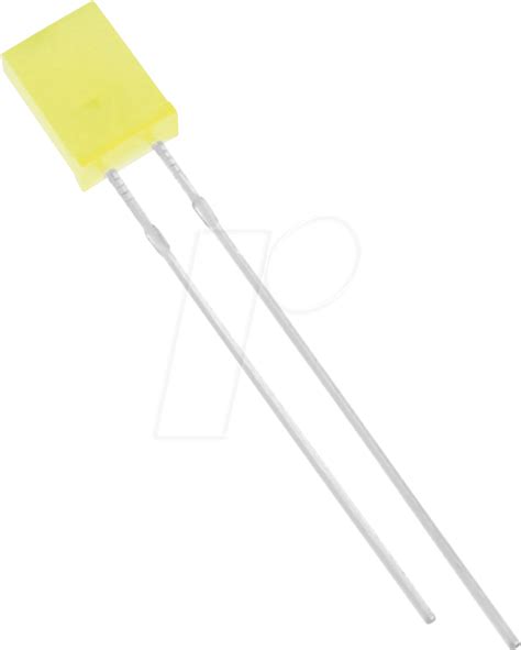 2504y1d Kpc A 2x5mm Led Rectangular Yellow 100 Mcd 120° At Reichelt