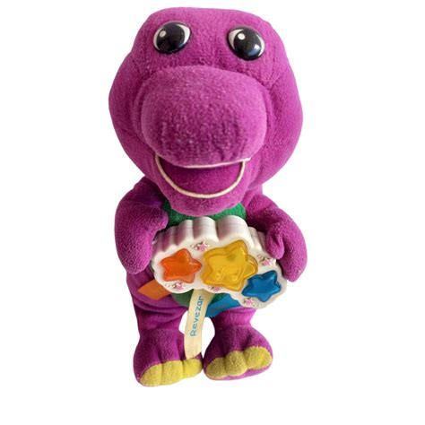 Pelúcia Barney Agradecer Dividir E Revezar Mattel 2001 Shopee Brasil