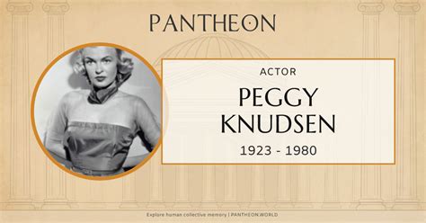 Peggy Knudsen Biography Pantheon