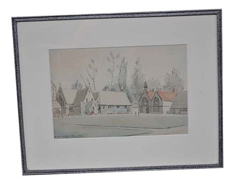 New Zealand Art Cranleigh Barton Watercolour Christs College