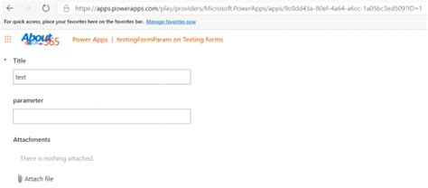 About365 Passing Parameters To Your Power Apps Sharepoint Form