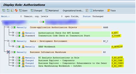 roles and authorization on hierarchy in sap bw 7 4 sap community