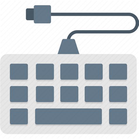 Keyboard Computer Hardware Input Keys Type Wire Icon Download