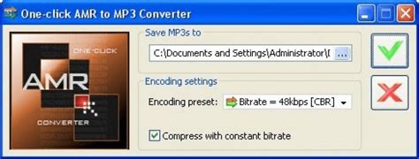One Click AMR To MP3 Converter Download It Is A Program Designed To Convert AMR Files To An MP3