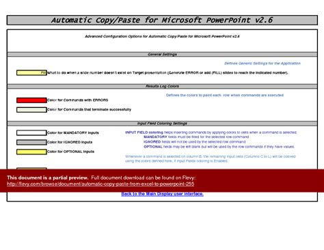 automatic copy paste from excel to powerpoint template excel xls