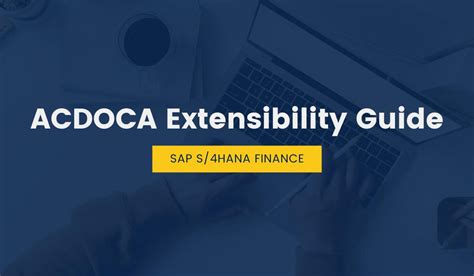 5 Best Acdoca Extensibility Options