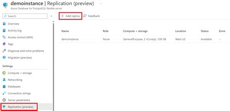 Gérer Des Réplicas En Lecture Portail Azure Api Rest Azure
