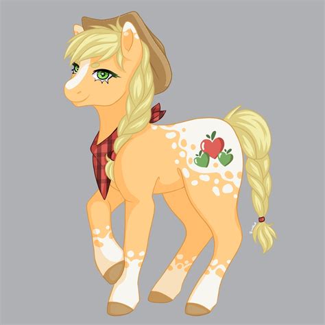 Applejack Redesign by Bunistxr on DeviantArt