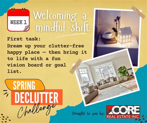 spring declutter challenge week 1 task 1 welcoming a mindful shift