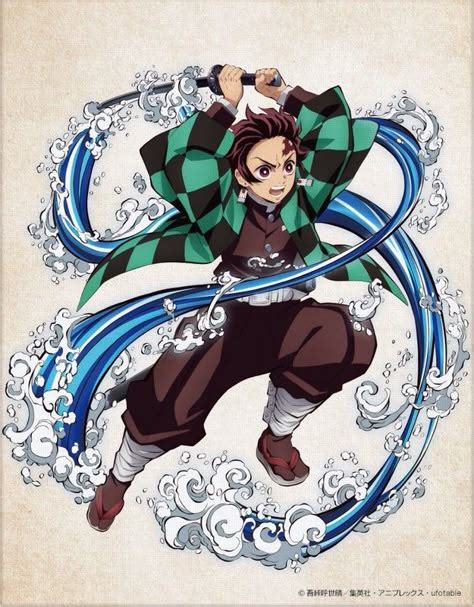 Tanjiro Full Body Drawing