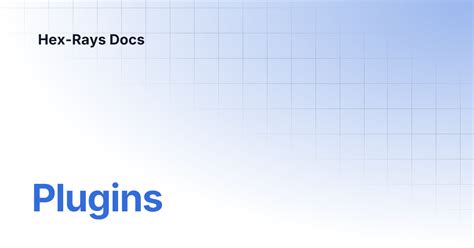plugins hex rays docs