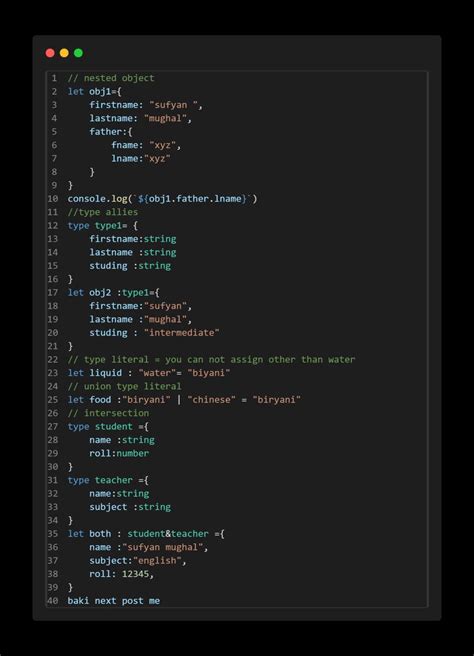 Learned Typescript From Piaic Sufyan Mughal Posted On The Topic