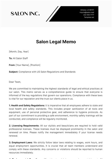 Free Legal Memo Templates To Edit Online And Print