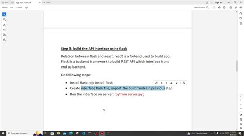 Interface React App To Backend Machine Learning Classifier With Flask