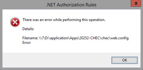 Iis Iis Sub Application Unable To Read Web Config Stack Overflow