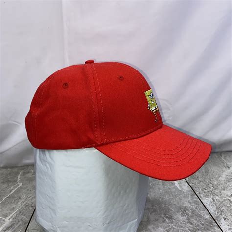 Spongebob Hat Red Snapback Nickelodeon Baseball Cap R Gem