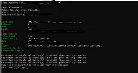 Powercli Script To Get Count Of Each Desktop Pool Horizon 8 Omnissa