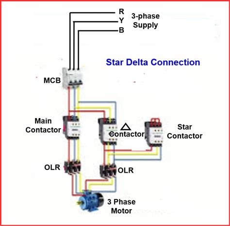 How To Connect Three Phase Motor In Star And Delta