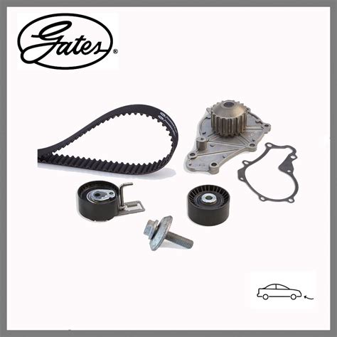 Ремкомплект привода ГРМ с водяным насосом PowerGrip Kit GATES KP15656XS ...