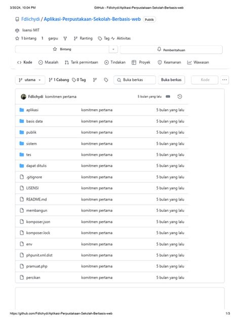 github fdlichydi aplikasi perpustakaan sekolah berbasis web pdf