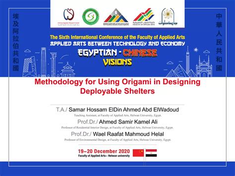 Methodology For Using Origami In Designing Deployable Shelters Ppt