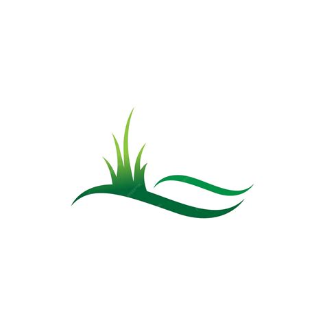 Premium Vector Natural Grass Icon Logo Design Vector Template