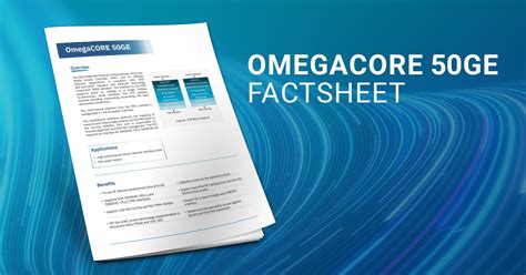 omegacore 50g 100g mac pcs fec factsheet alphawave semi
