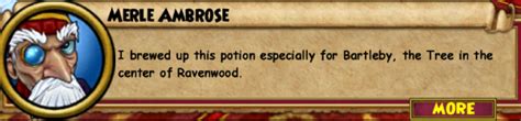 Quest A Potion For Bartleby Wizard101 Wiki