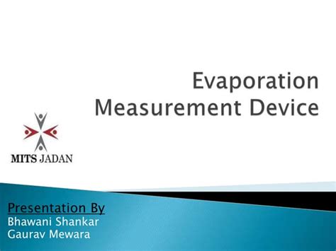 Evaporation Pan Meter Pdf