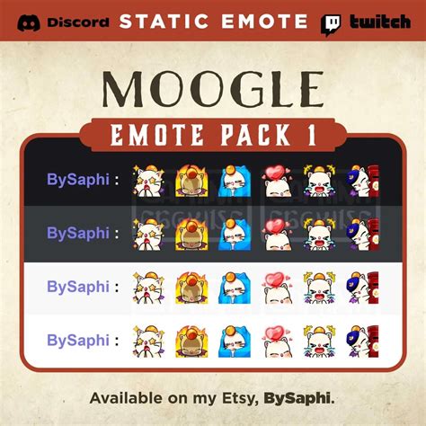 Uhhh Kupo 🧡 Some Moogle Emotes I Recently Made 😄 Art Bysaphi Ffxiv Ffxivonline