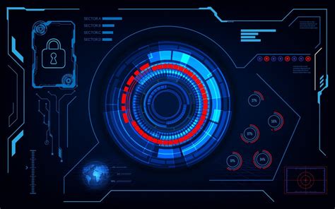 Interface Futuristic Hud Ui Sci Fi Design Security Concept Template 1966665 Vector Art At Vecteezy