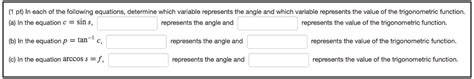 Solved In Each Of The Following Equations Determine Which Chegg